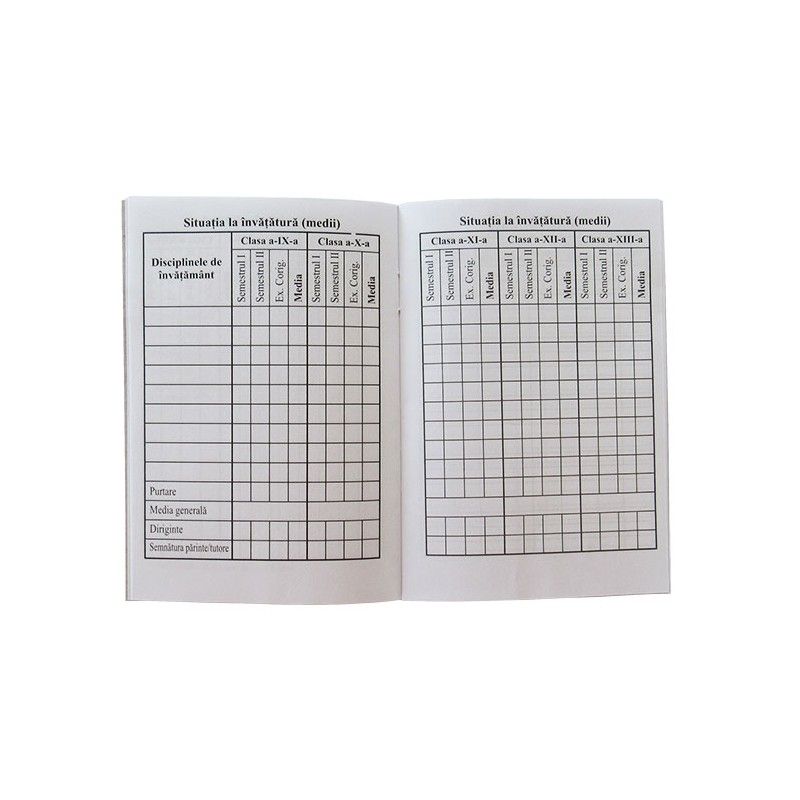 Carnet elev pentru invatamantul liceal - eMAG.ro