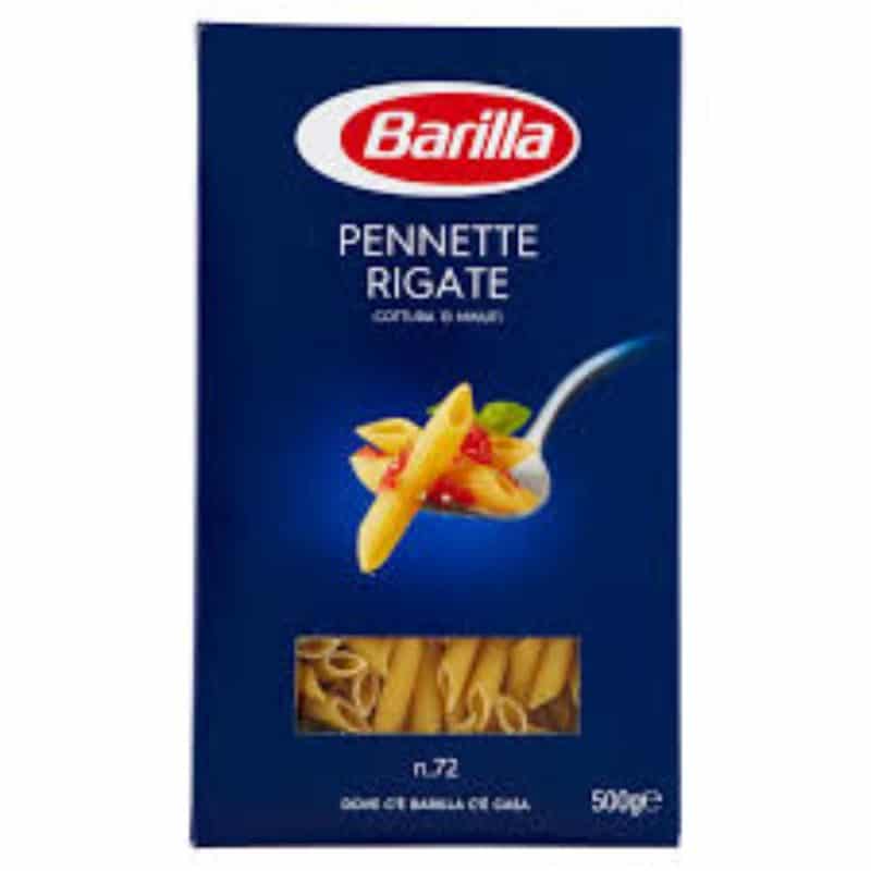 Paste fainoase Barilla pennette rigate nr 72 500g - eMAG.ro