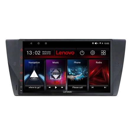 Navigatie dedicata Lenovo BMW Seria 3 E90 L-095, Octacore Qualcomm, 4Gb RAM, 64Gb Hdd, 4G, QLED ...