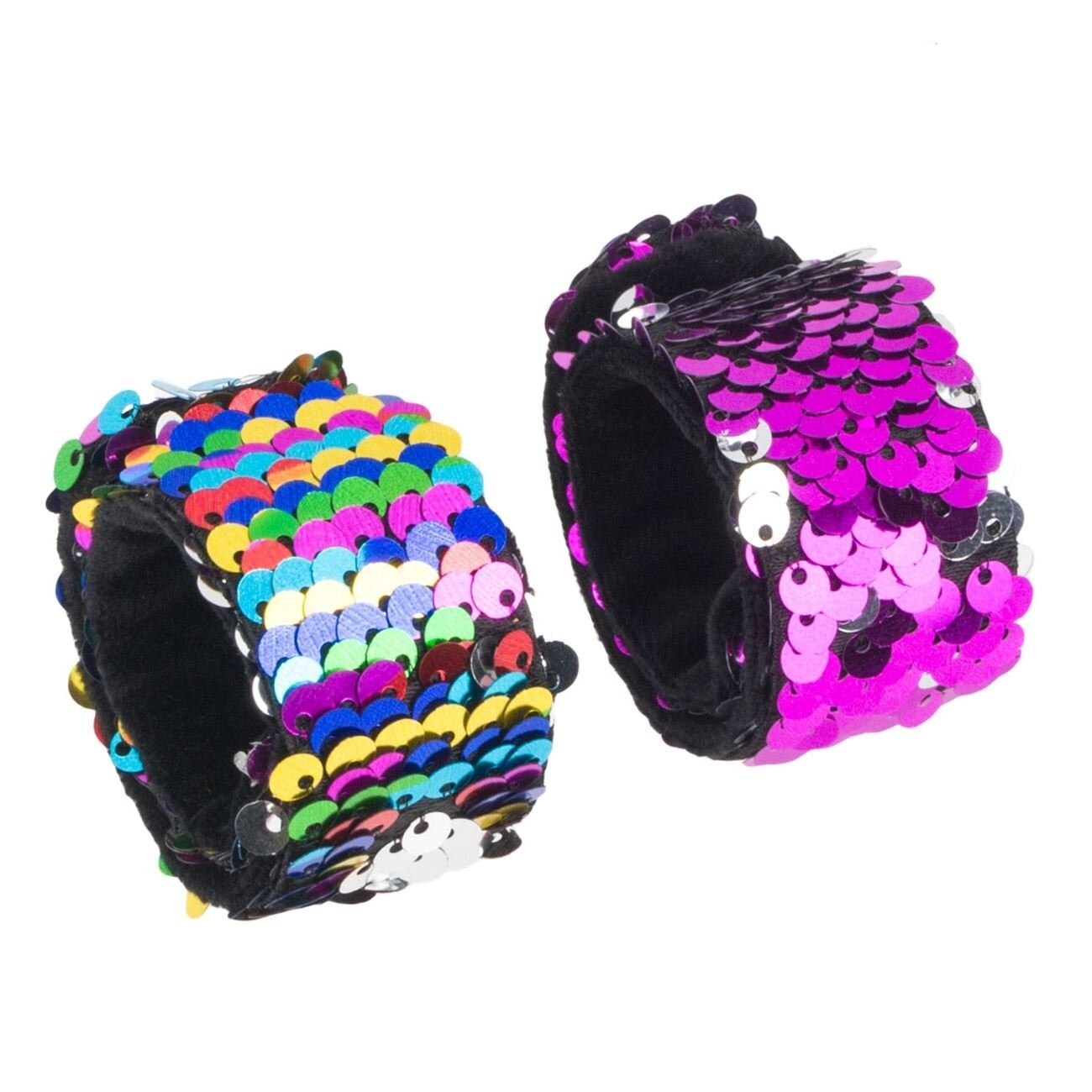 Set 2 bratari lucioase colorate, 21 cm - eMAG.ro