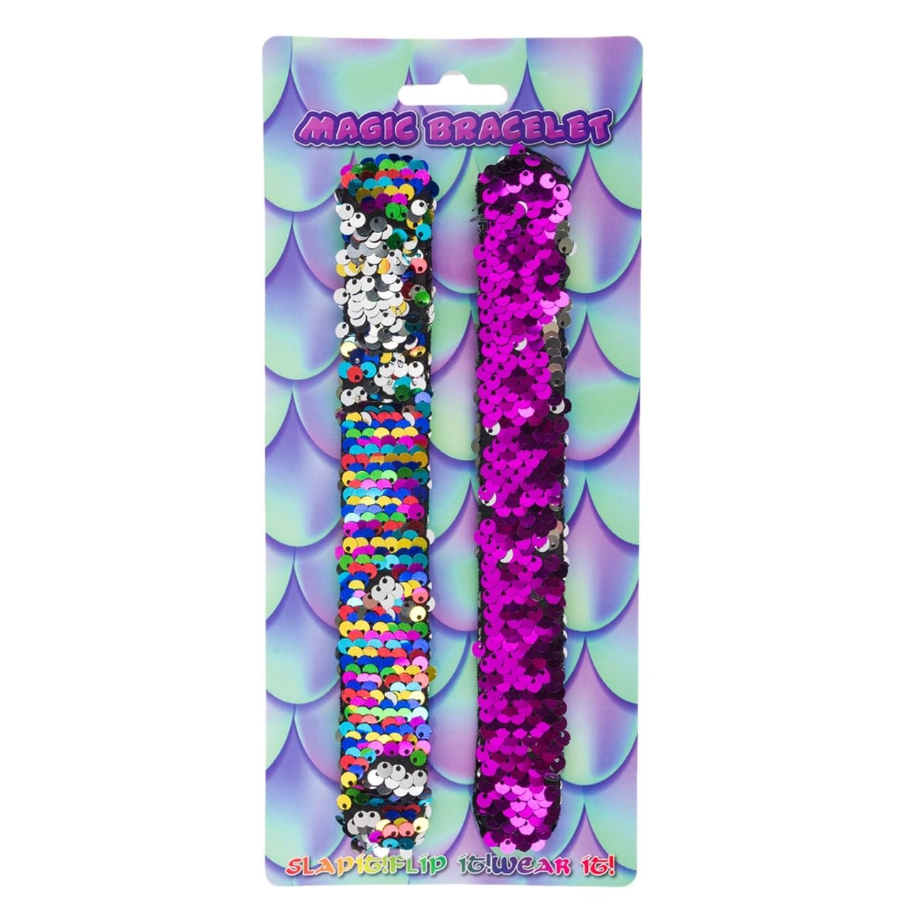 Set 2 bratari lucioase colorate, 21 cm - eMAG.ro