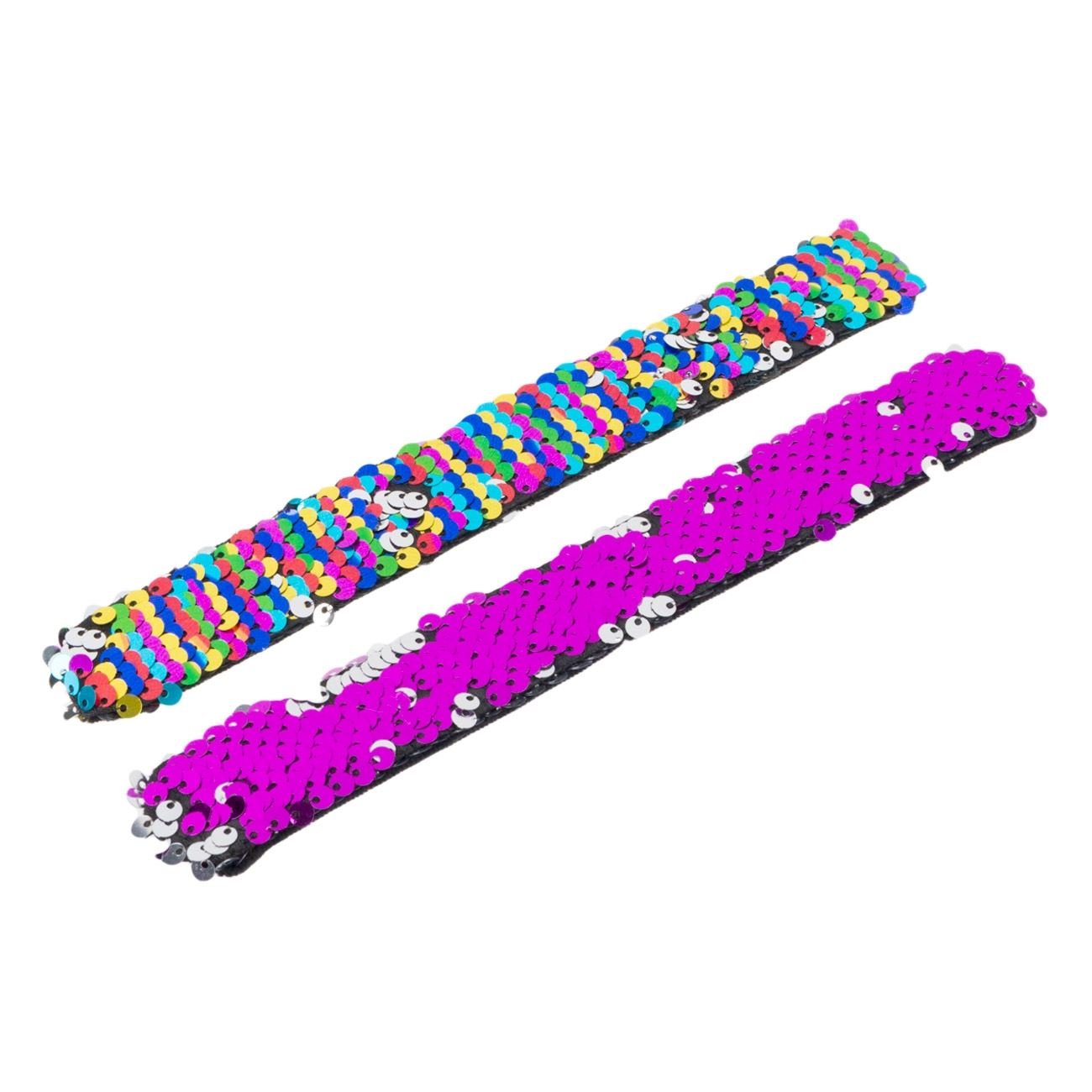 Set 2 bratari lucioase colorate, 21 cm - eMAG.ro