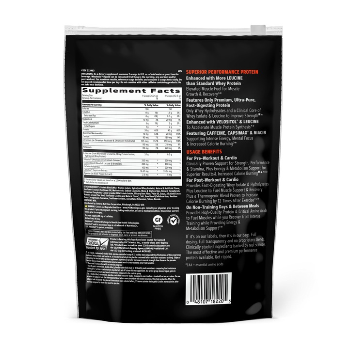 GNC AMP Wheybolic Ripped, Proteina din Zer, cu Aroma de Biscuiti cu ...