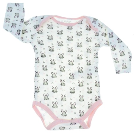 Body cu maneca lunga pentru fete E Plus M 59754A-68-cm, Alb 68 CM - eMAG.ro