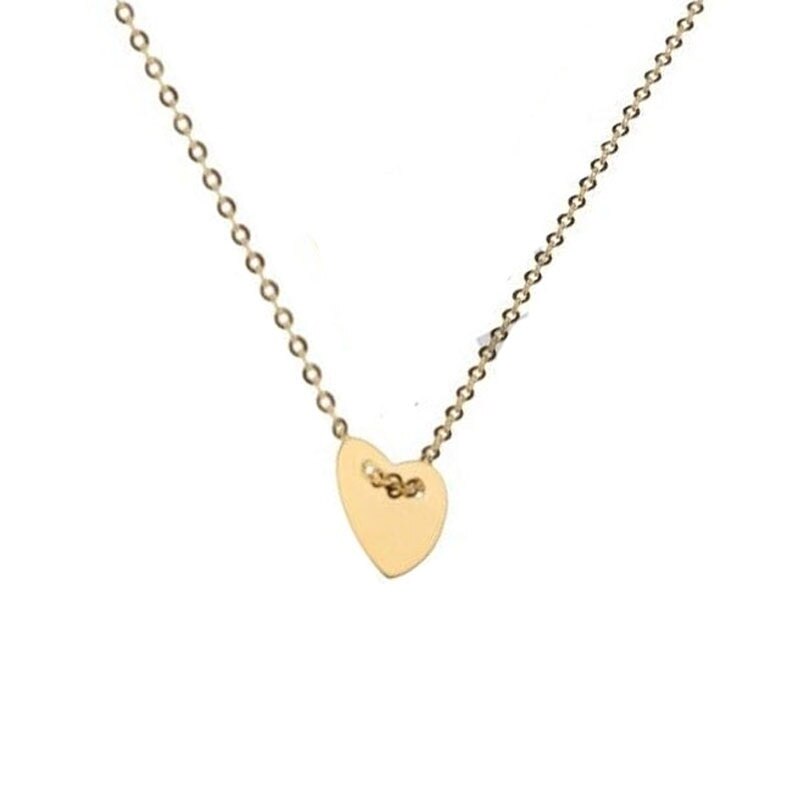 Lantic cu inima, Aur 333, 45 cm, 0.75 g - eMAG.ro