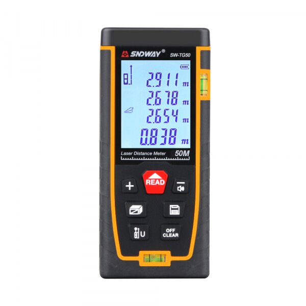 Telemetru profesional, 2 x boloboc, functii multiple, 5 cm-40 m ...