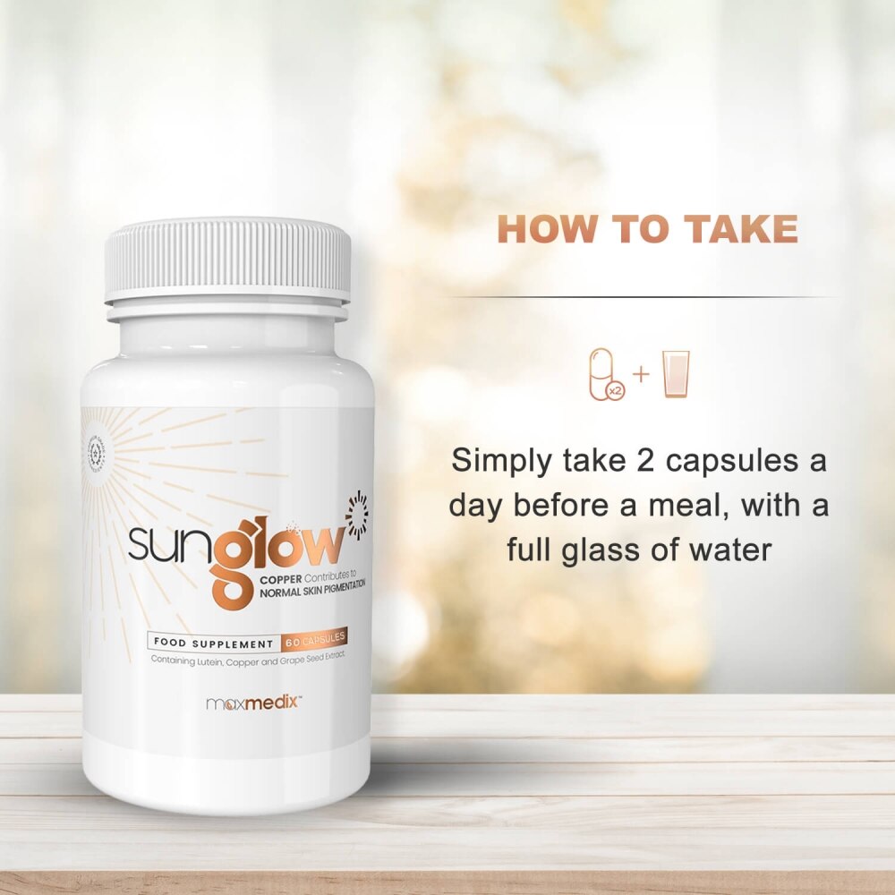 Supliment Alimentar Sunglow 60 Capsule Natural Tanning Supplement - eMAG.ro