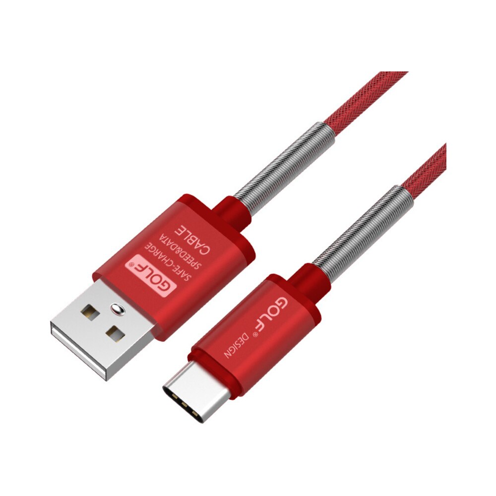 Cablu USB - Type C 1 metru 3A rosu GC-60T - eMAG.ro