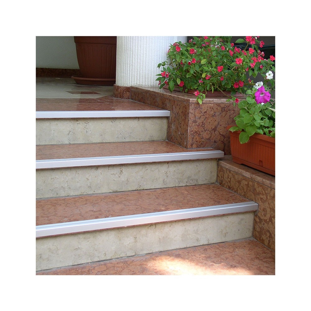 Protectie treapta Prolux din eloxALUM20, 41x25 mm, 2.7 m, Bronz satinat ...