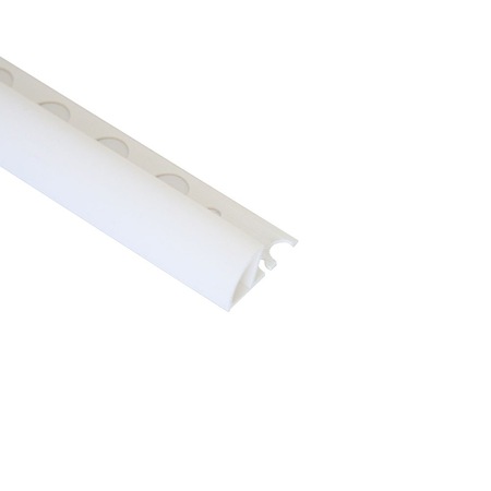 Bagheta semirotunda Genesis, din PVC, 10 mm, 2.5 m, Alb - eMAG.ro