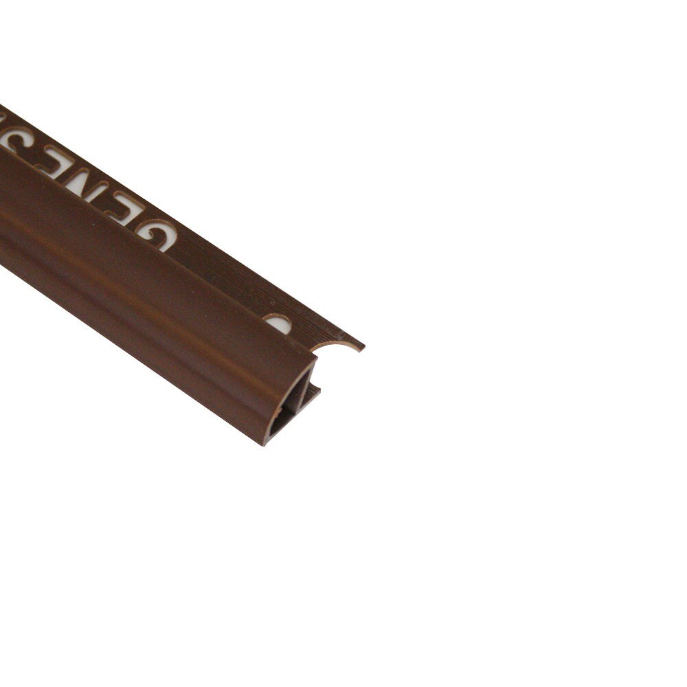 ETR108.20-Bagheta Semirotunda GENESIS Regular din PVC A=10mm, maro 2,5 ...