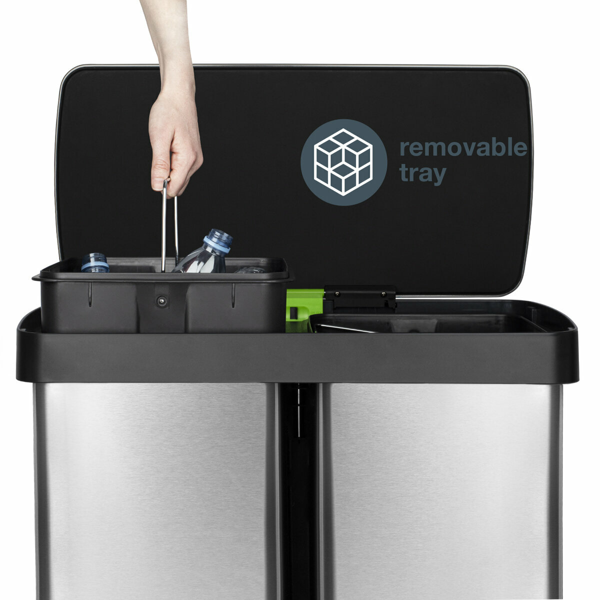 Cos universal de gunoi cu pedala Les Collectors, N928, Inox Edition ...