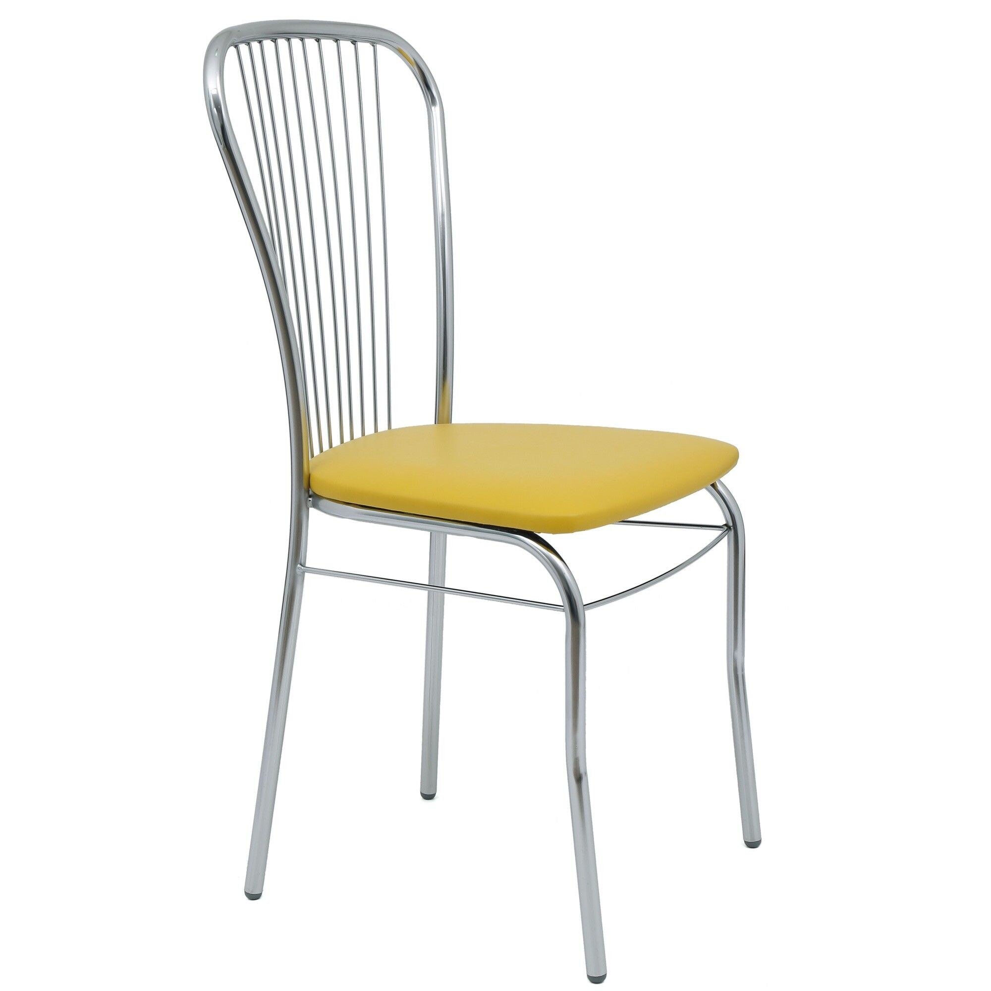 Scaun Arco CR, Galben piele ecologica - eMAG.ro