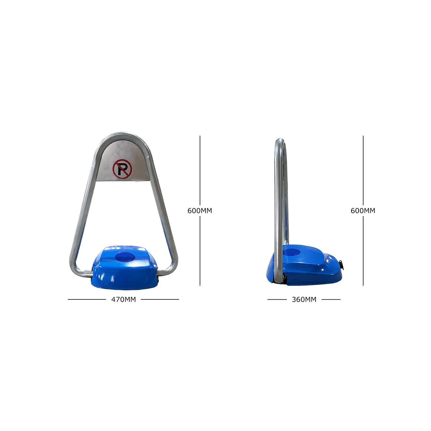 Blocator loc parcare, automat, cu acumulator si telecomanda - eMAG.ro