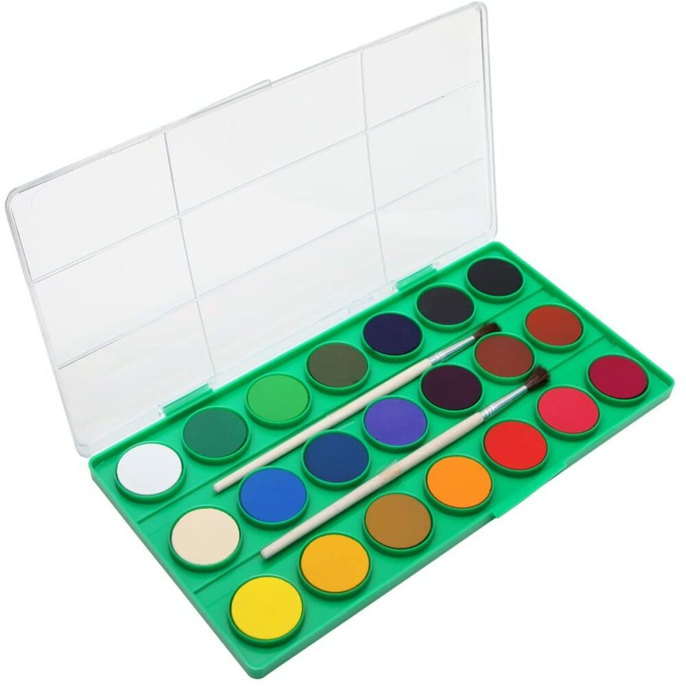 Alpino akvarell 2 ingyenes ecset, 21 szín / készlet - eMAG.hu