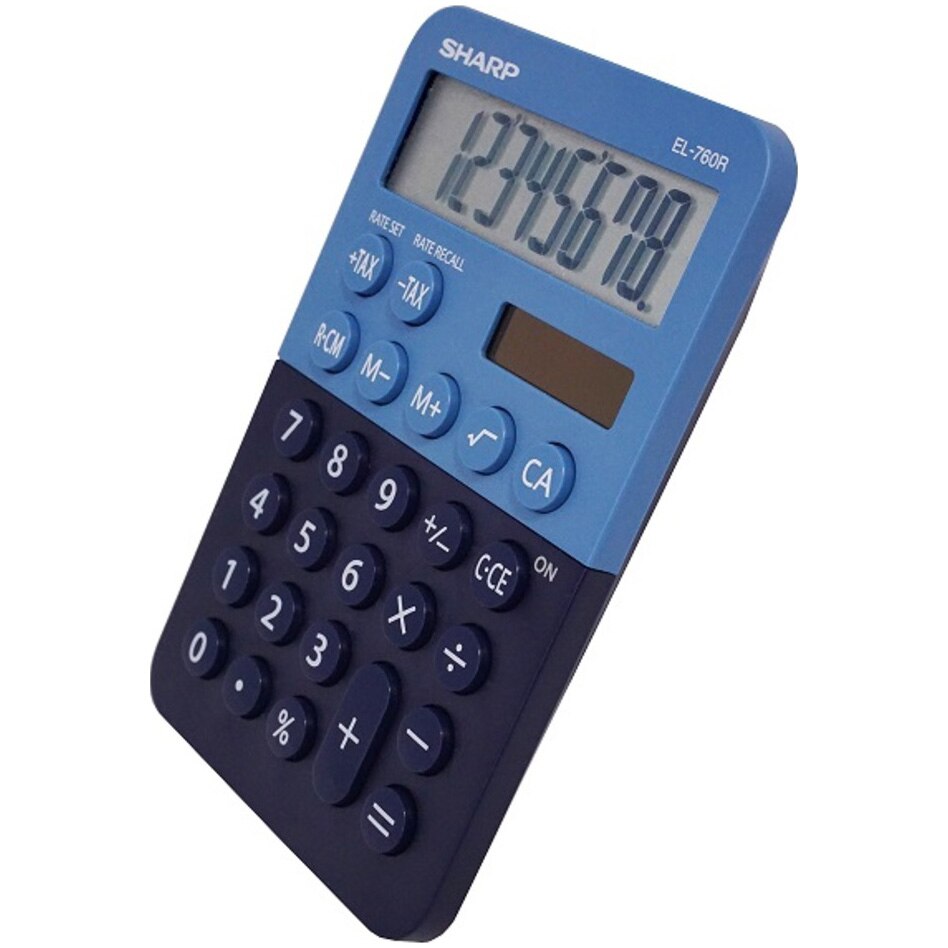 Calculator de birou Sharp, 8 digits, 120 x 76 x 23 mm, dual power ...