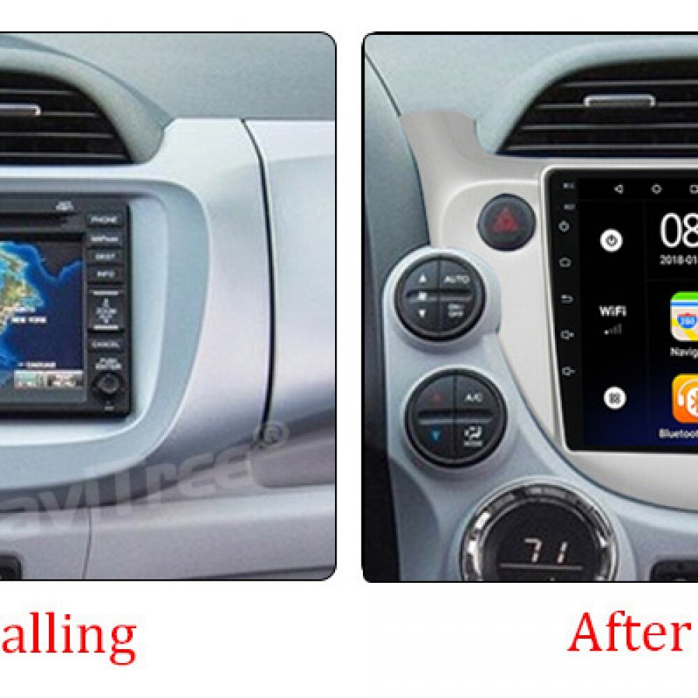 Sistem multimedia LCD HD pentru Honda Jazz, IzziShop, Android 10, 1 GB ...