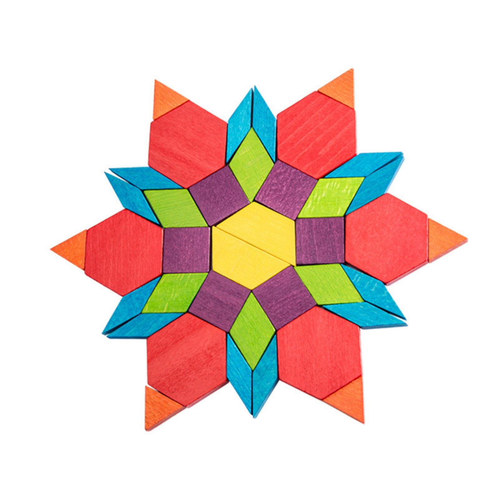 Joc Tangram Educativ din Lemn cu 250 piese - eMAG.ro