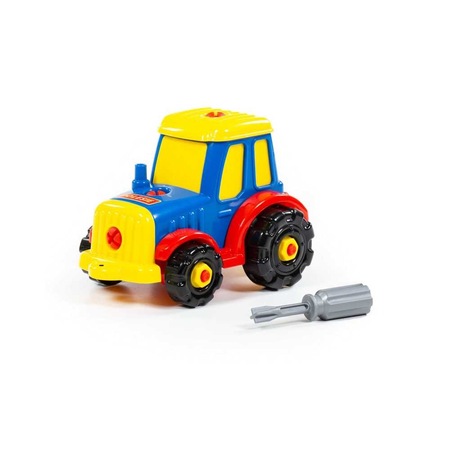 Tractor demontabil, Multicolor, Polesie - eMAG.ro