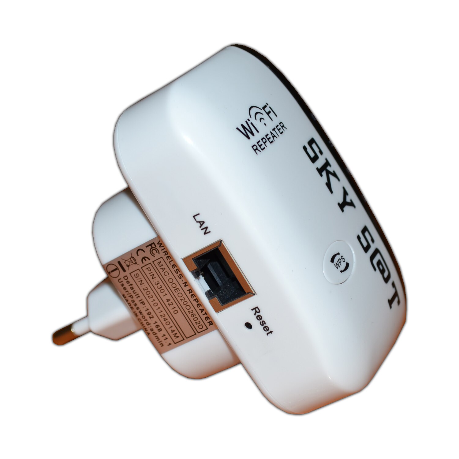 Безжичен репитър SKY SAT WFR-300, Wi-Fi, 300 Mbps, 2,4 Ghz - eMAG.bg