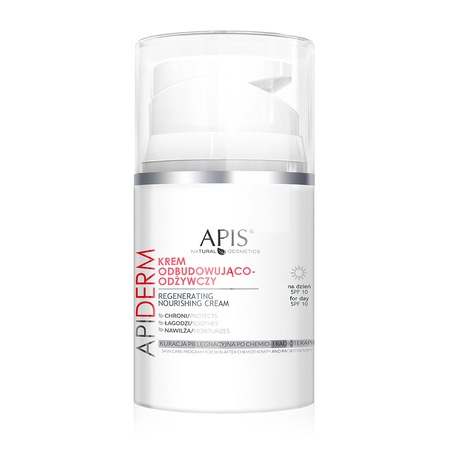 Crema restauratoare de zi Apiderm cu SPF 15 dupa chimioterapie si ...