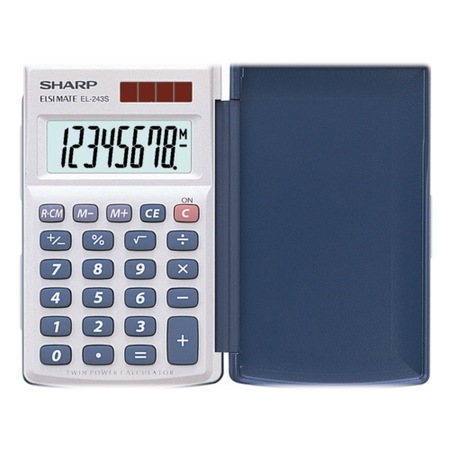 Calculator de buzunar Sharp EL-243S - eMAG.ro