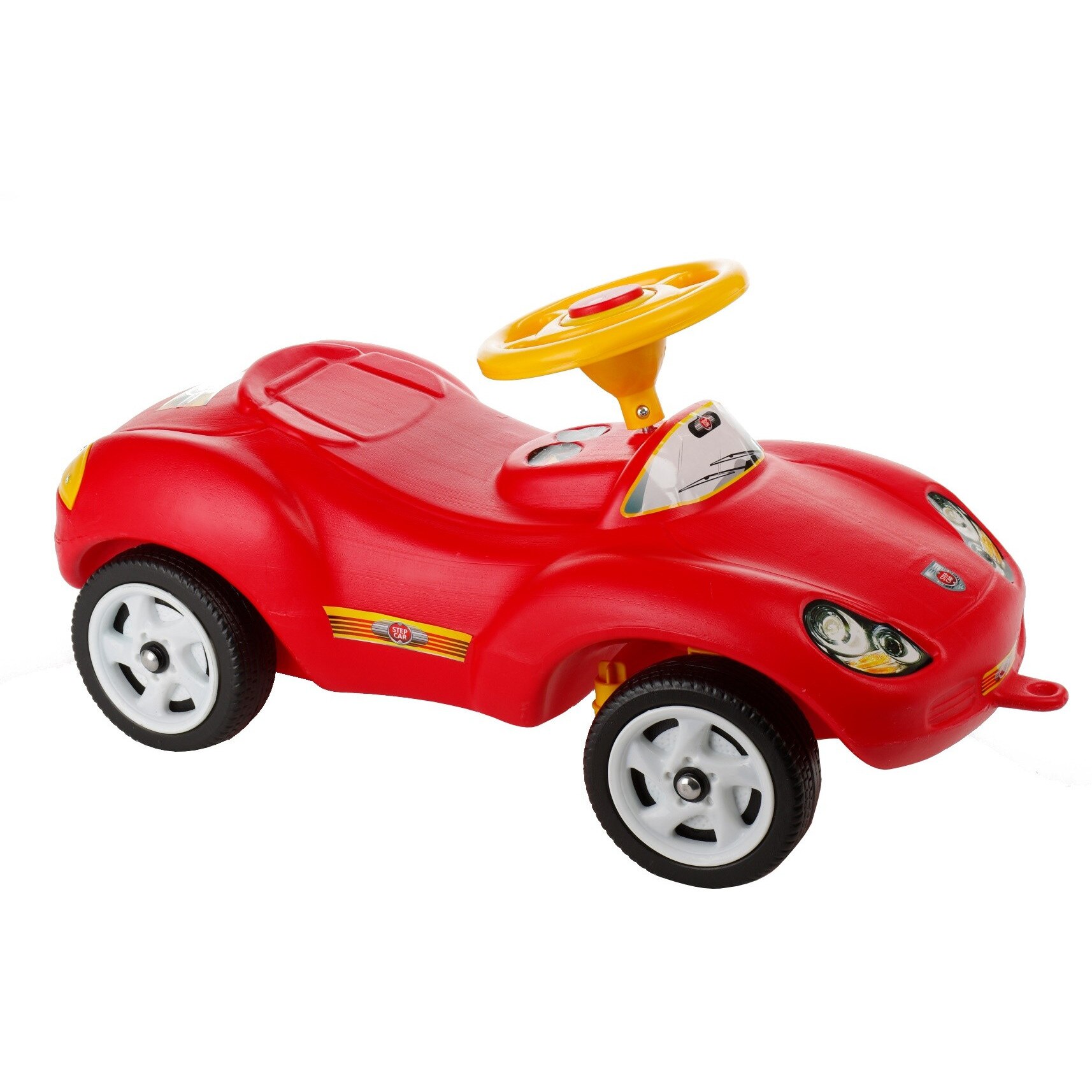 Piros Step Car autó, Burak 77 x 32 x 38 cm - eMAG.hu