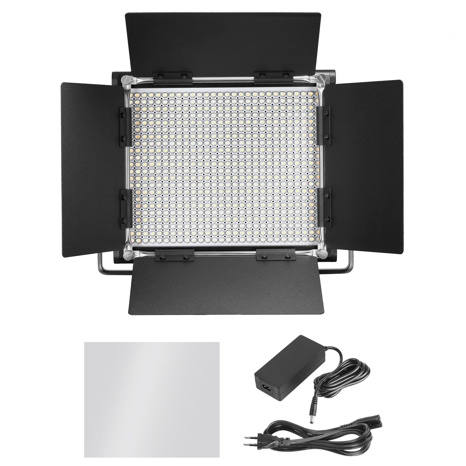 Студийна лампа LED-NL660, двуцветна, 660 светодиода, 40W, черна - eMAG.bg