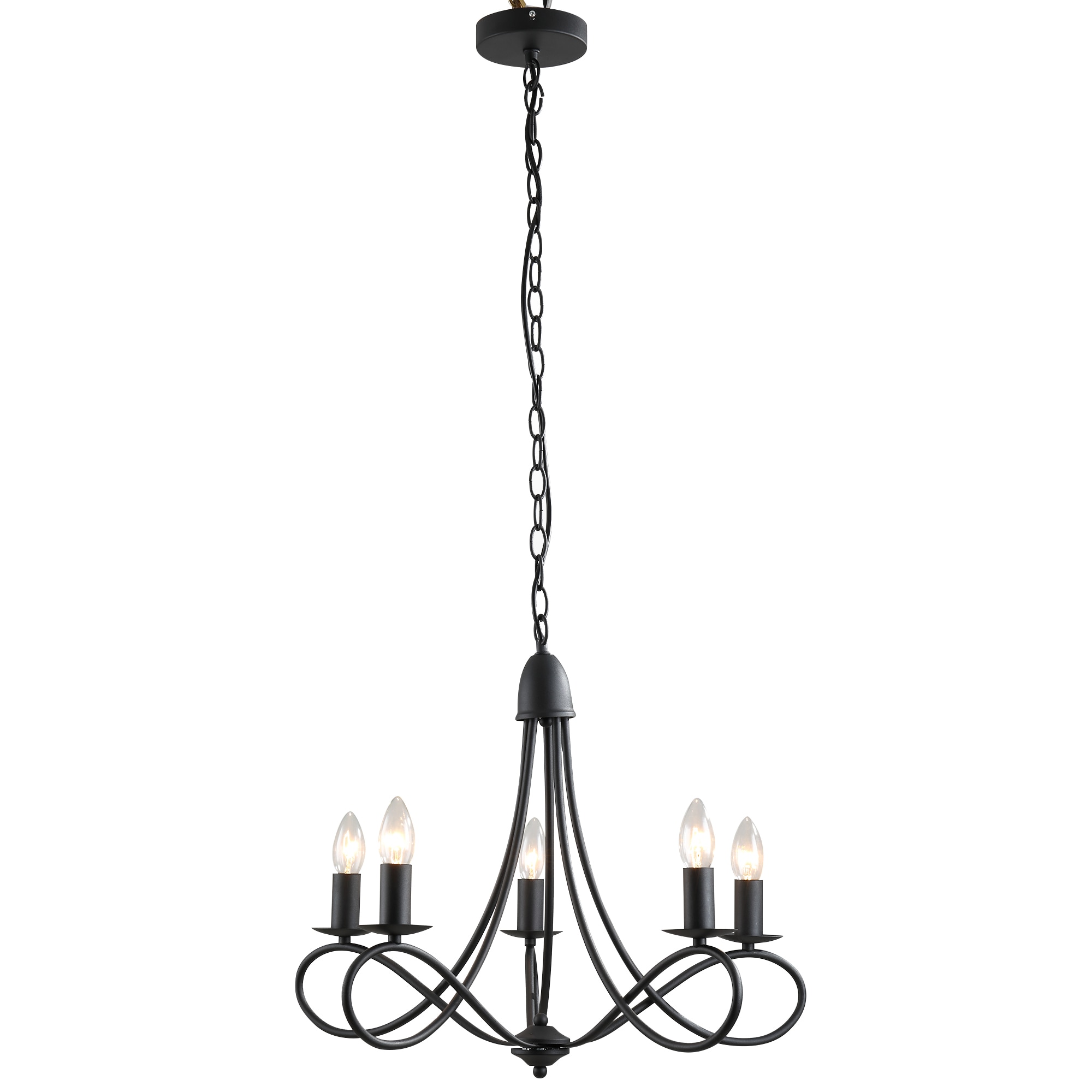 Candelabru cu inaltime reglabila HOMCOM, 58x45 cm, Negru - eMAG.ro