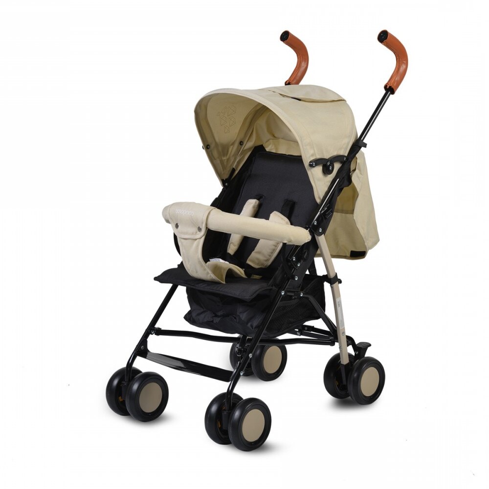 Carucior copii Diamond, bej, pliabil, centura de siguranta in 5 puncte ...