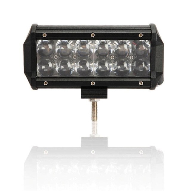 LED Bar Auto Offroad 4D 36W/12V-24V, 3060 Lumeni, 7"/17 cm, Spot Beam ...
