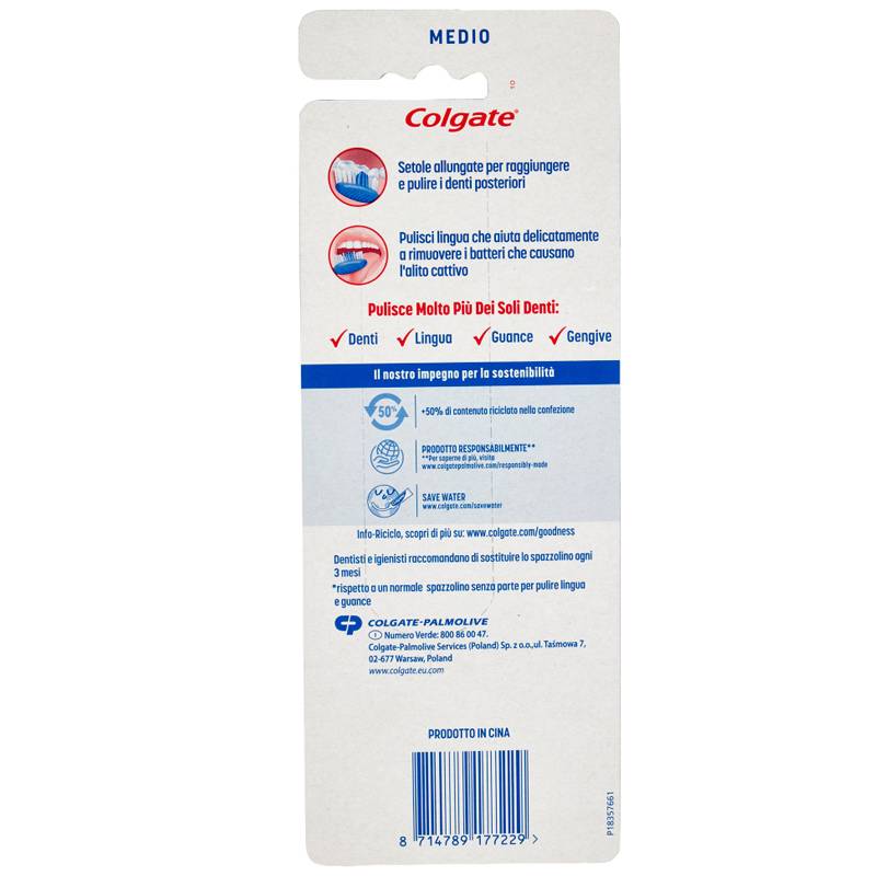 Set Periute de dinti, Colgate, Family Pack Medium, 4 buc - eMAG.ro