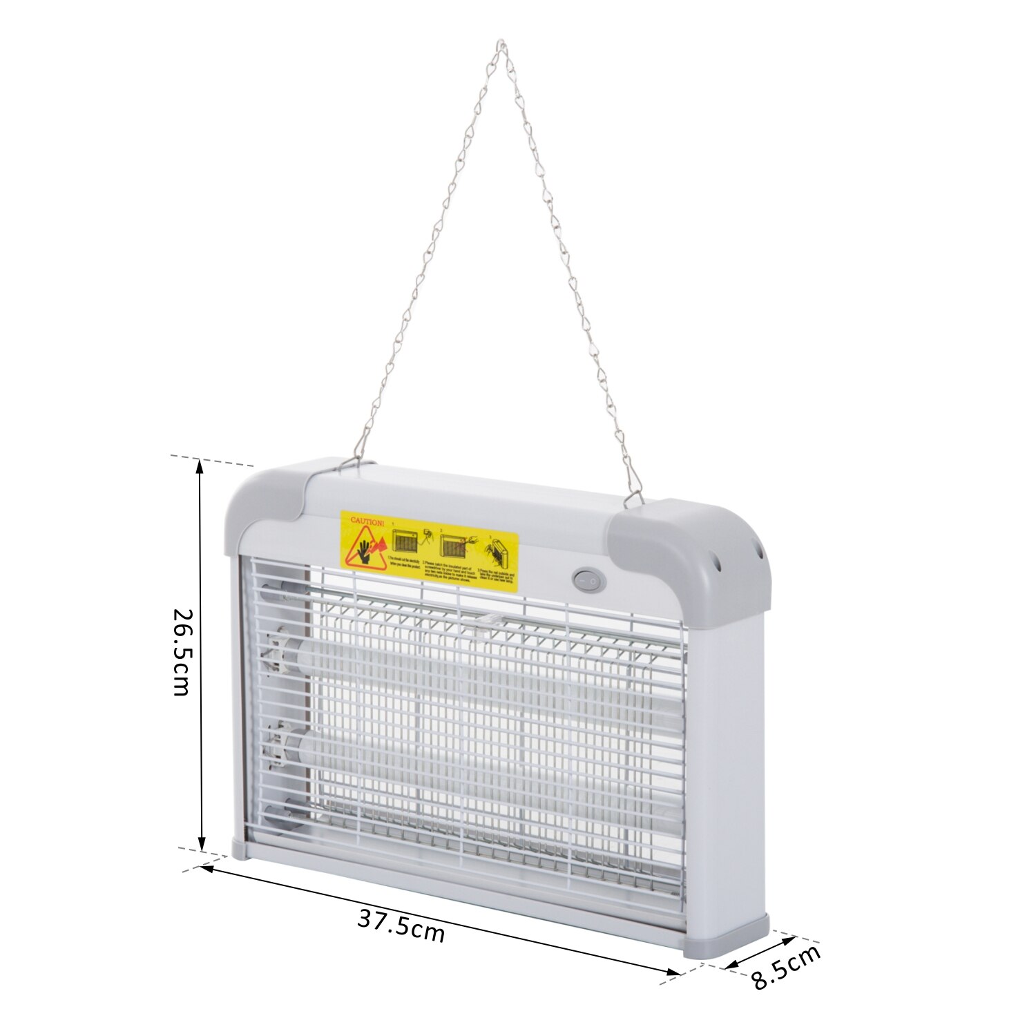 Outsunny UV LED fólia 60m²-hez, anti-szúnyog, elektromos háló, 20 W ...