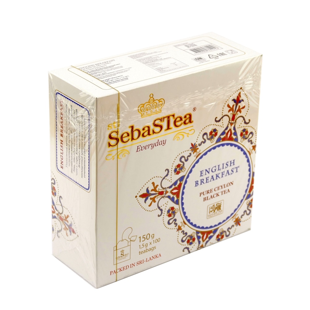 SebaSTea English Breakfast, 100 tea filter - eMAG.hu