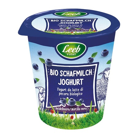 Iaurt bio natur din lapte de oaie cu afine, 125g - eMAG.ro