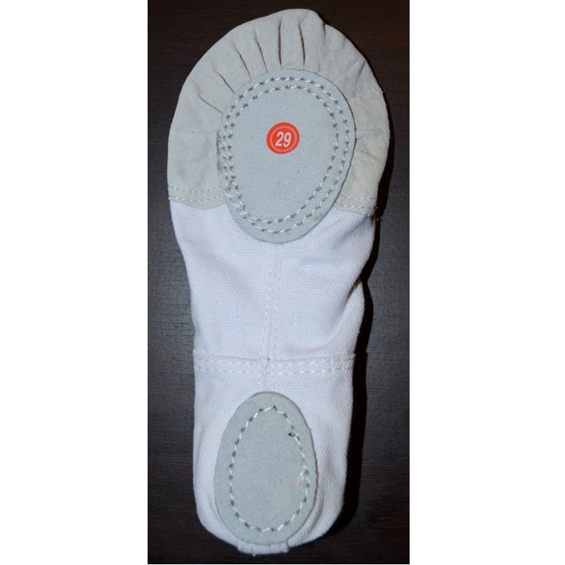 Pantofi din panza de balet pentru copii Mini Junior BLR1-25, Alb 25 EU ...