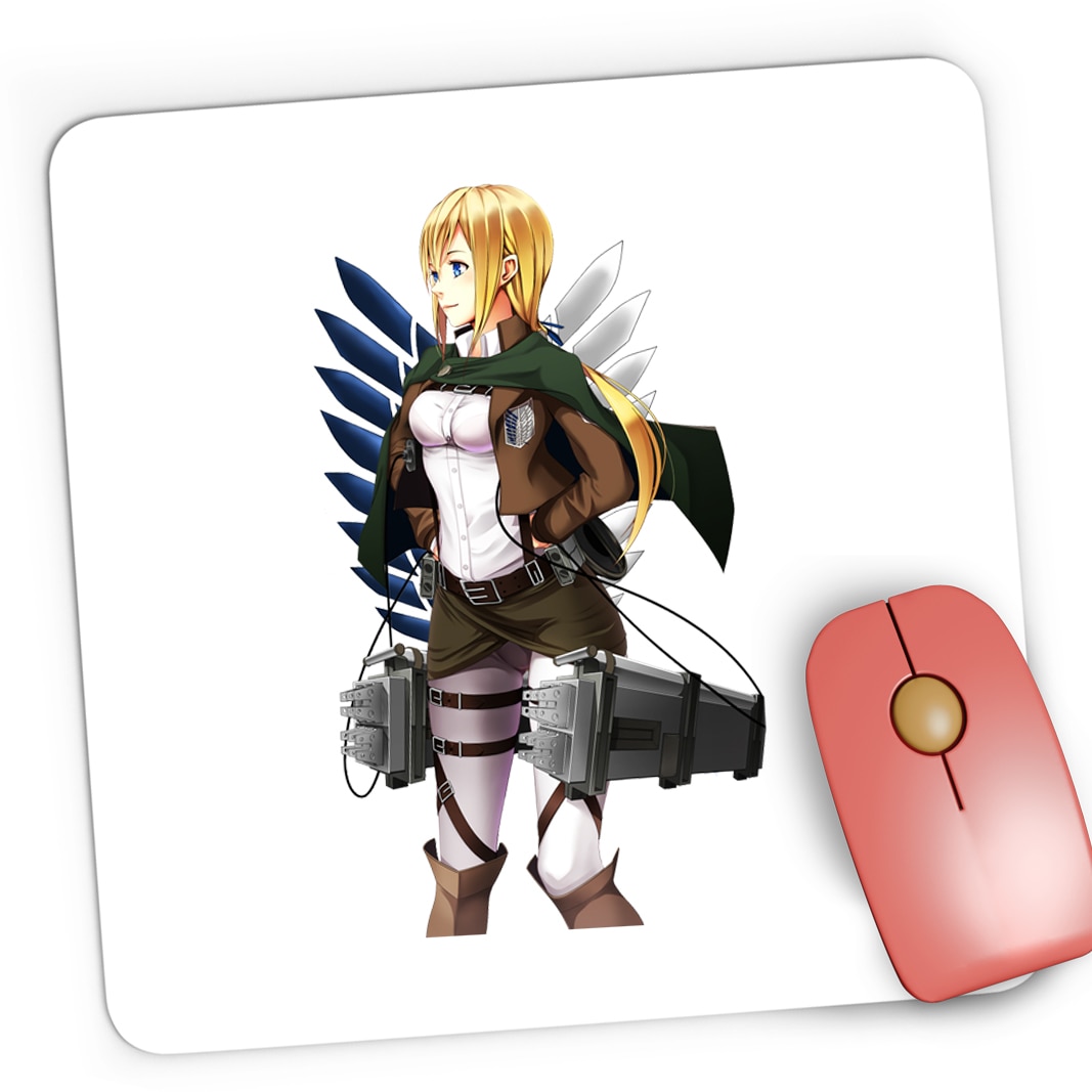 Mousepad Gaming Attack on Titan Annie Leonhart AOT Anime, 21x19 cm ...