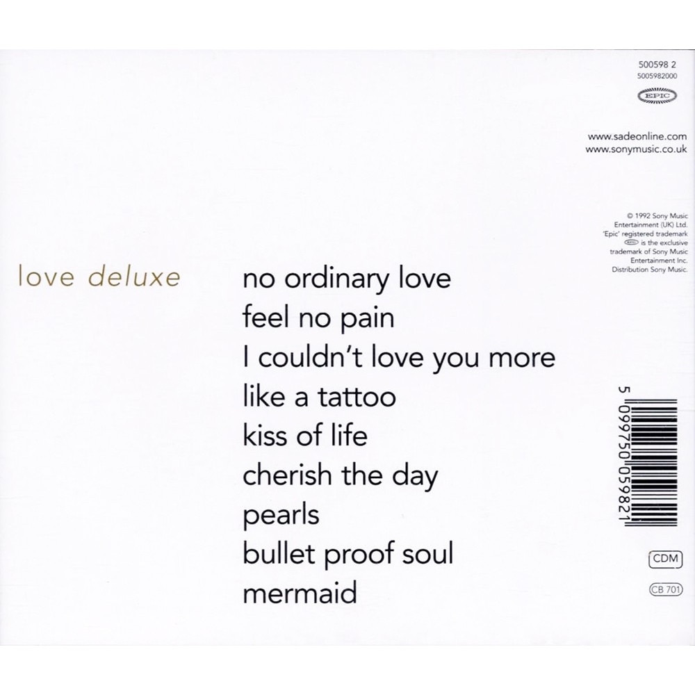 Sade - Love Deluxe - CD - eMAG.ro