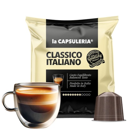 Cafea Classico Italiano, 100 capsule compatibile Nespresso, La ...