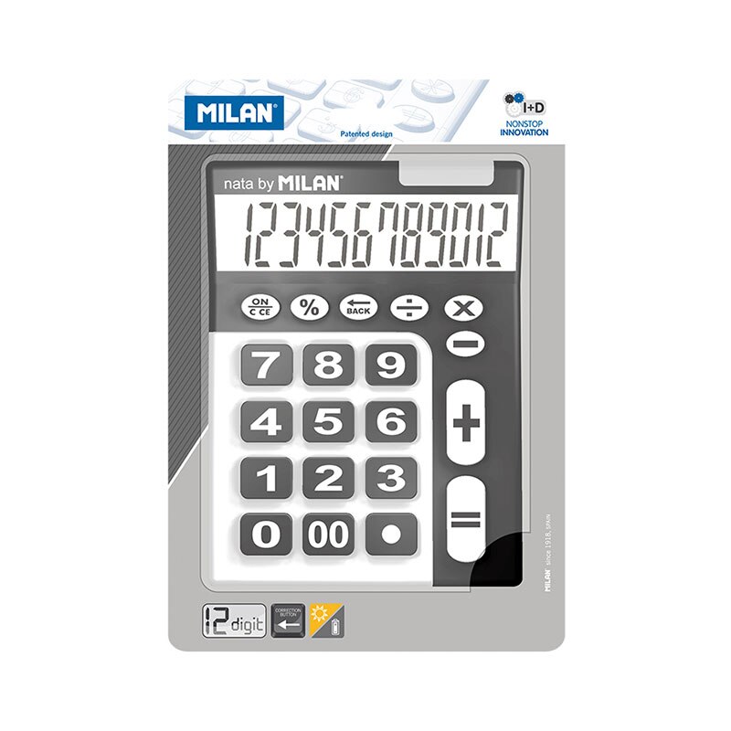 Calculator, Milan, 12 cifre, negru - eMAG.ro