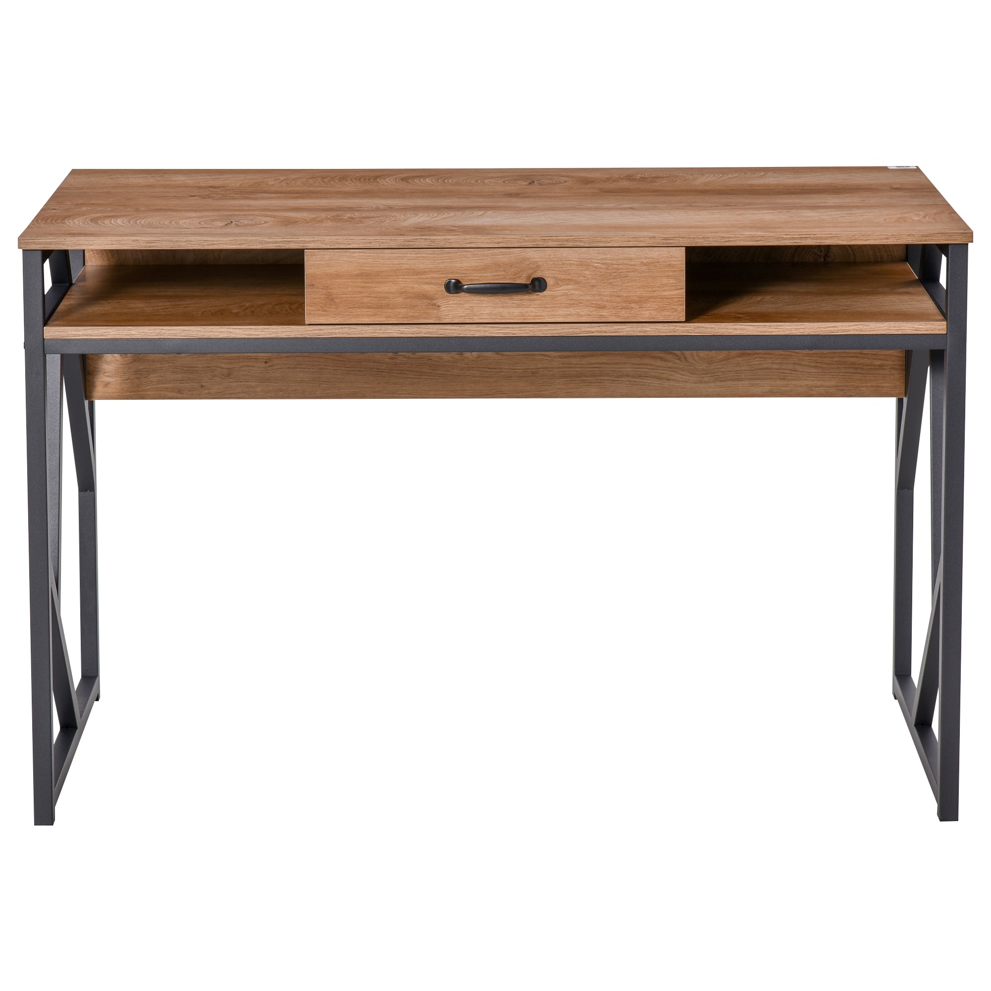 Birou pentru computer Homcom, MDF, 120x60x76 cm, Maro - eMAG.ro