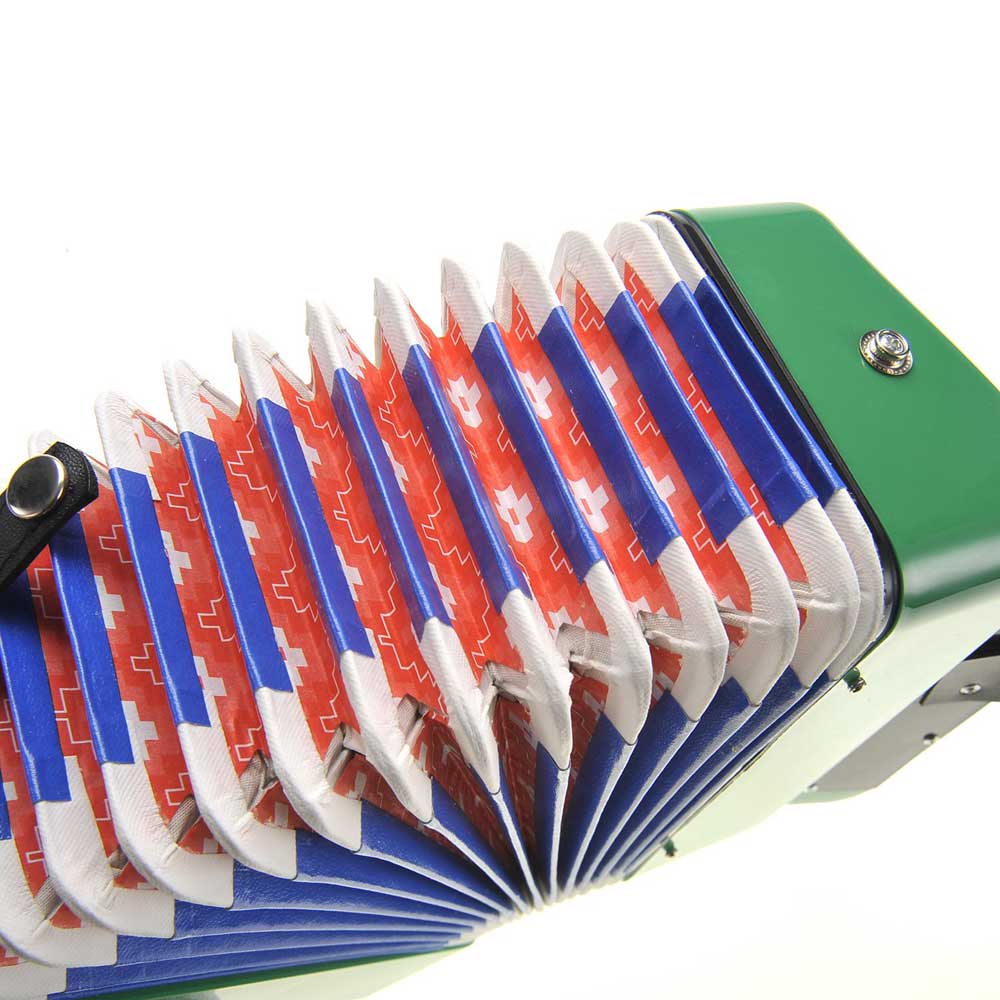 Acordeon pentru copii, Atlas, Plastic, 3 ani, Verde - eMAG.ro