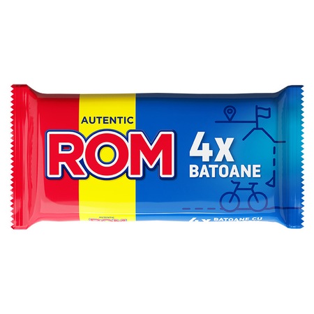 Baton de ciocolata cu crema de Rom, 4buc x 30g, 120g - eMAG.ro