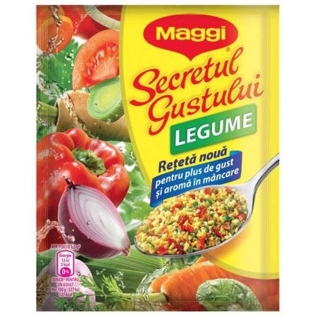 Baza pentru mancare cu gust de legume Maggi Secretul Gustului, 75g ...