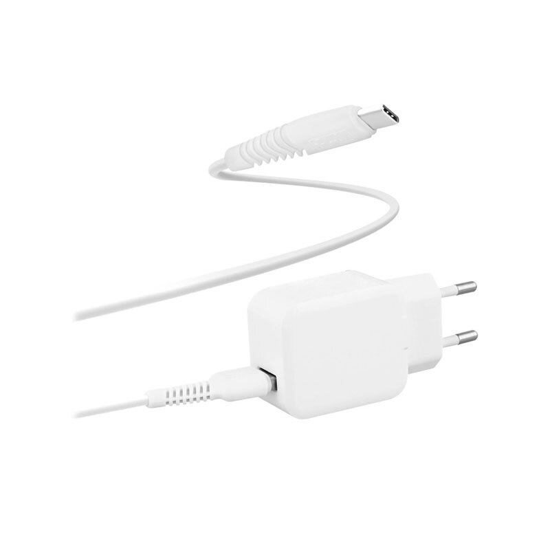 Incarcator telefon TnB, 2.4 A, USB-C, Universal, Alb - eMAG.ro