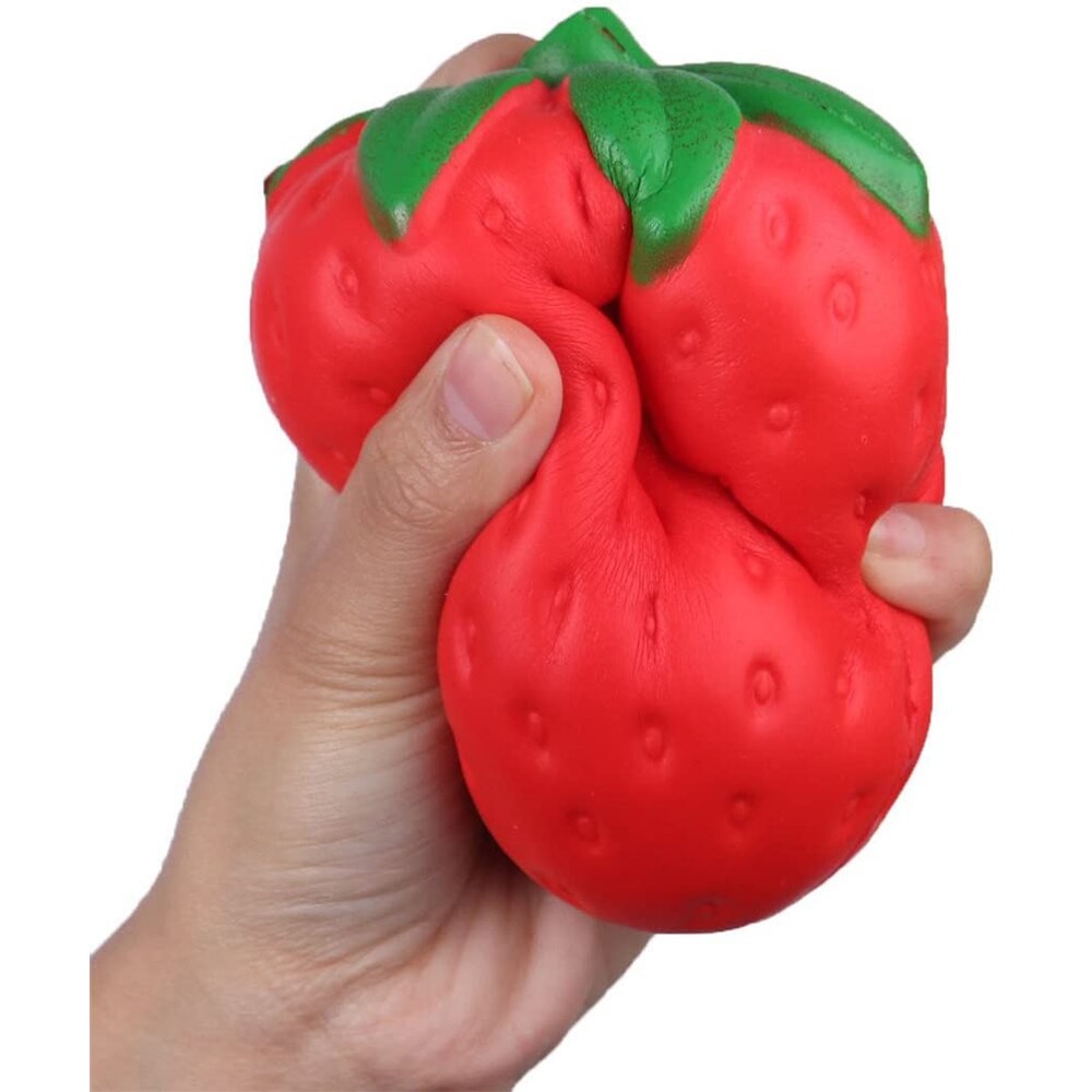 Jucarie Antistres Forma de Capsuna Zenuk® - SQUISHY, Senzoriala ...