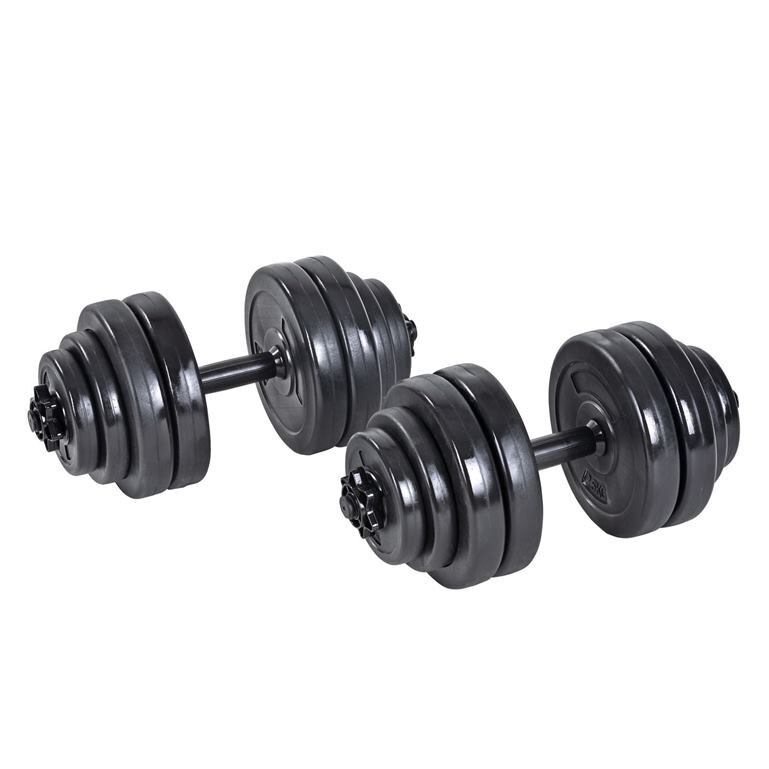 Set gantere reglabile 30 kg (2X15 kg) - eMAG.ro