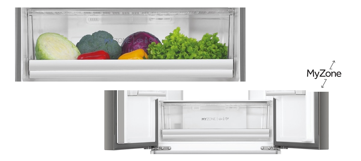 Side by side Haier HB17FPAAA, French Door, 446 l, Total No Frost, Motor ...