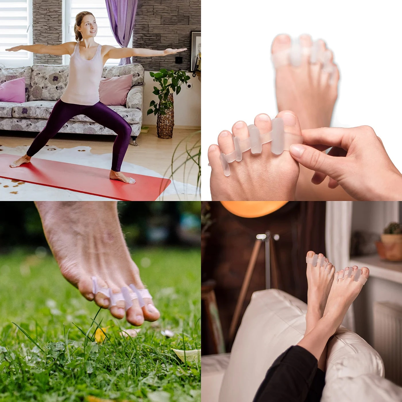 Set Separatoare Degete Picior, Ajuta la Pozitionarea Corecta a ...