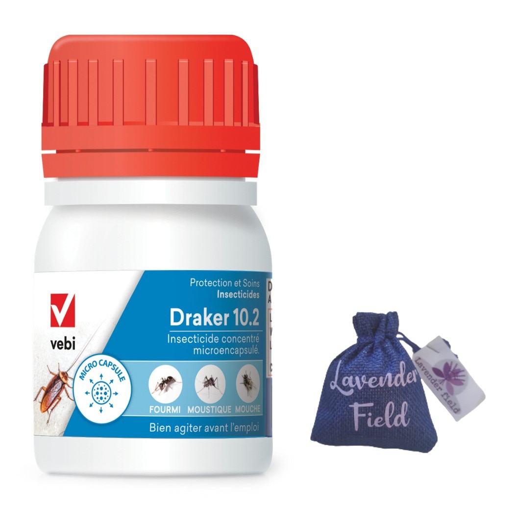 Insecticid profesional microincapsulat, Draker 10.2 anti gandaci, muste, tantari, furnici, 50 ml ...
